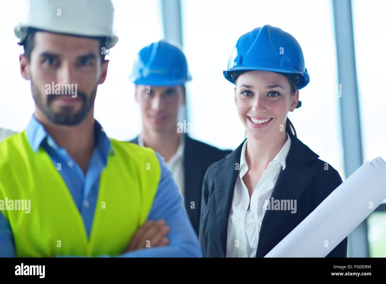 Business people engineers on hi-res stock photography and images - Alamy