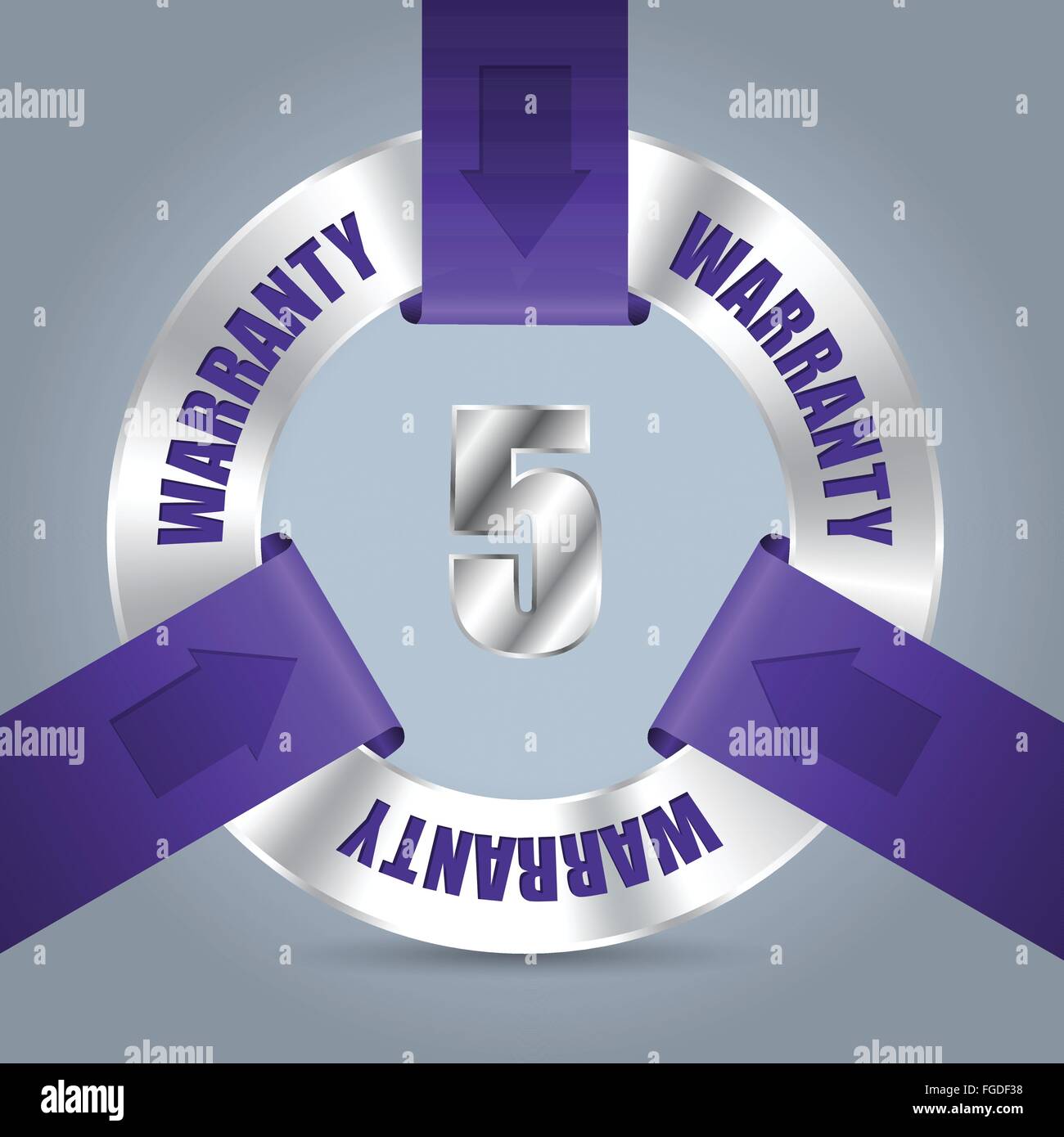 Five ribbon Stock Vector Images - Alamy