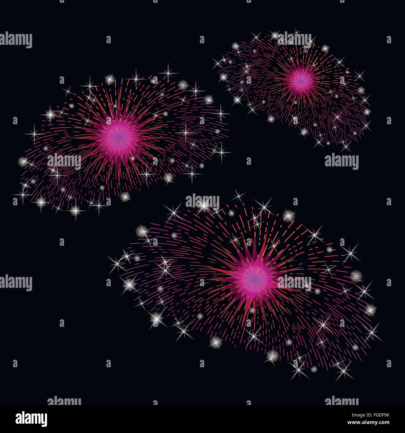 Pink birthday decoration Stock Vector Images - Alamy