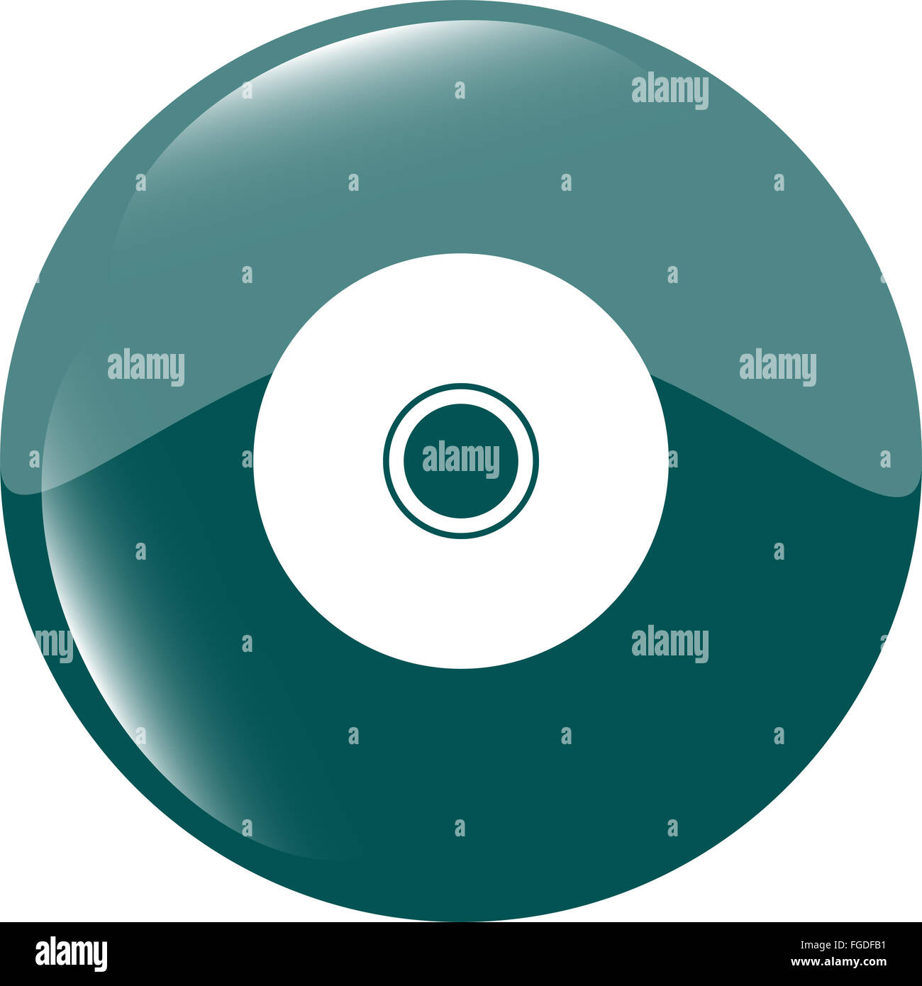 CD or DVD sign icon. Compact disc symbol. Modern UI website button ...