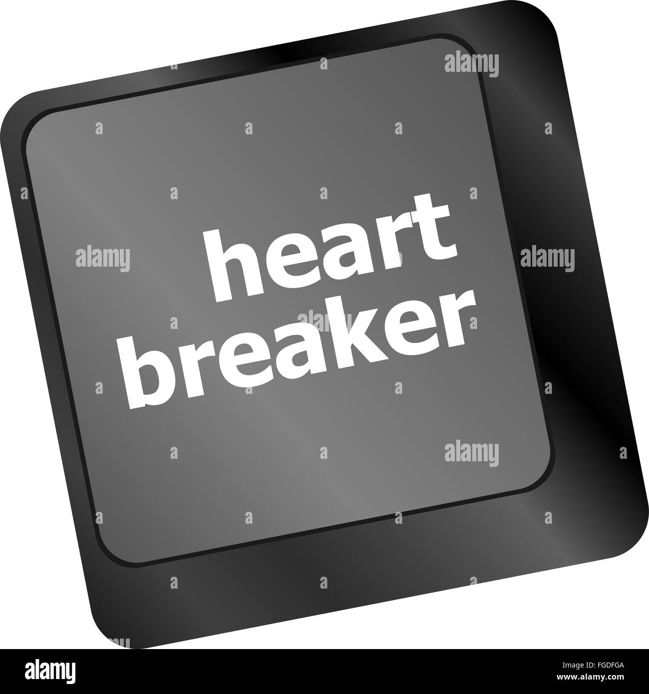 heart breaker word on keyboard key, love concept Stock Photo - Alamy