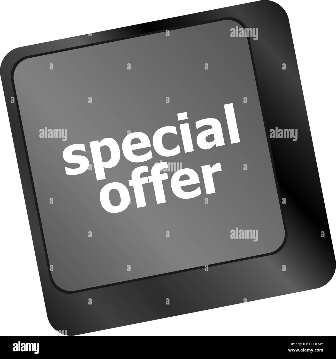 special offer button on computer keyboard keys Stock Photo - Alamy