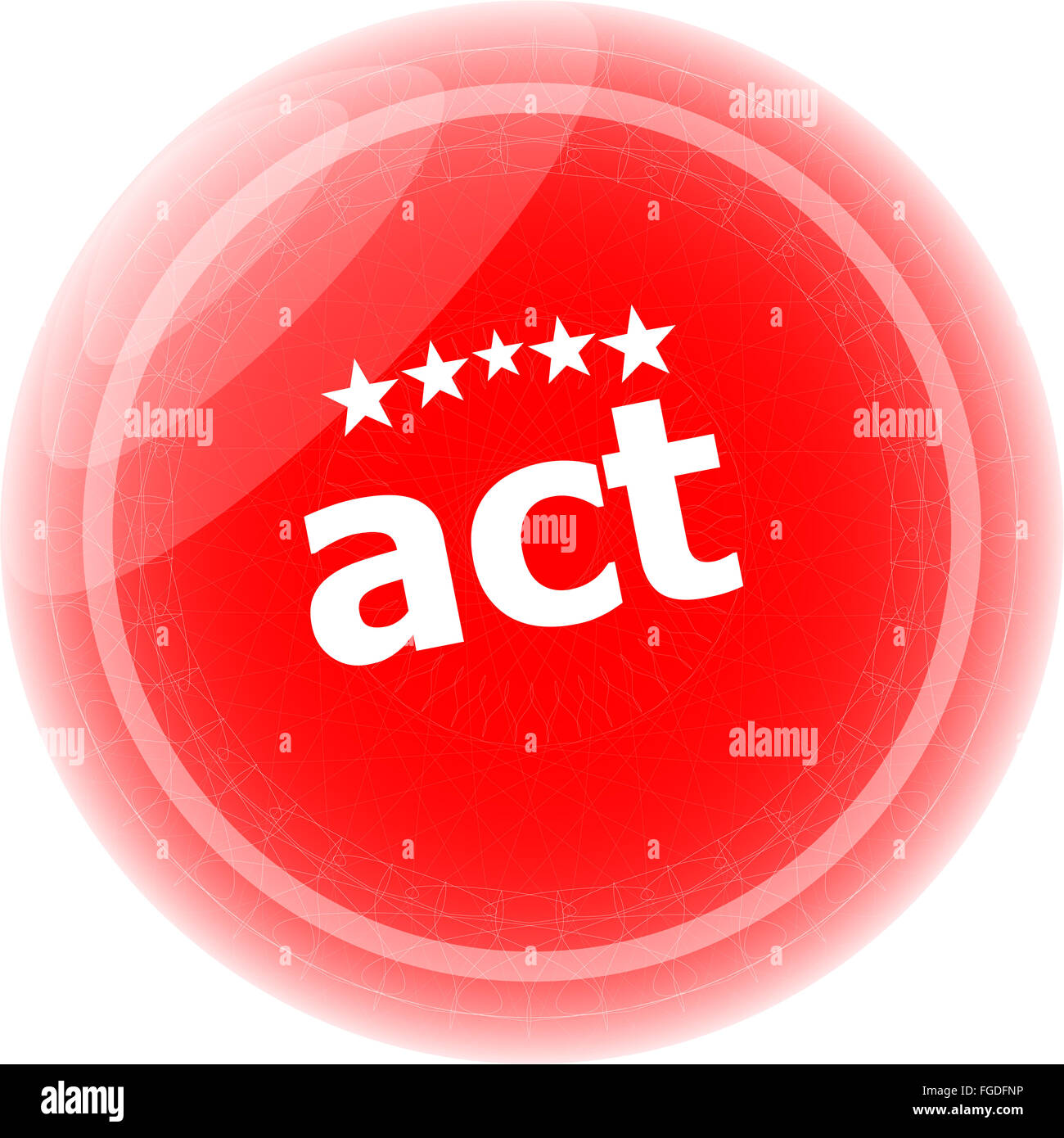 act stickers set, icon button isolated on white Stock Photo - Alamy