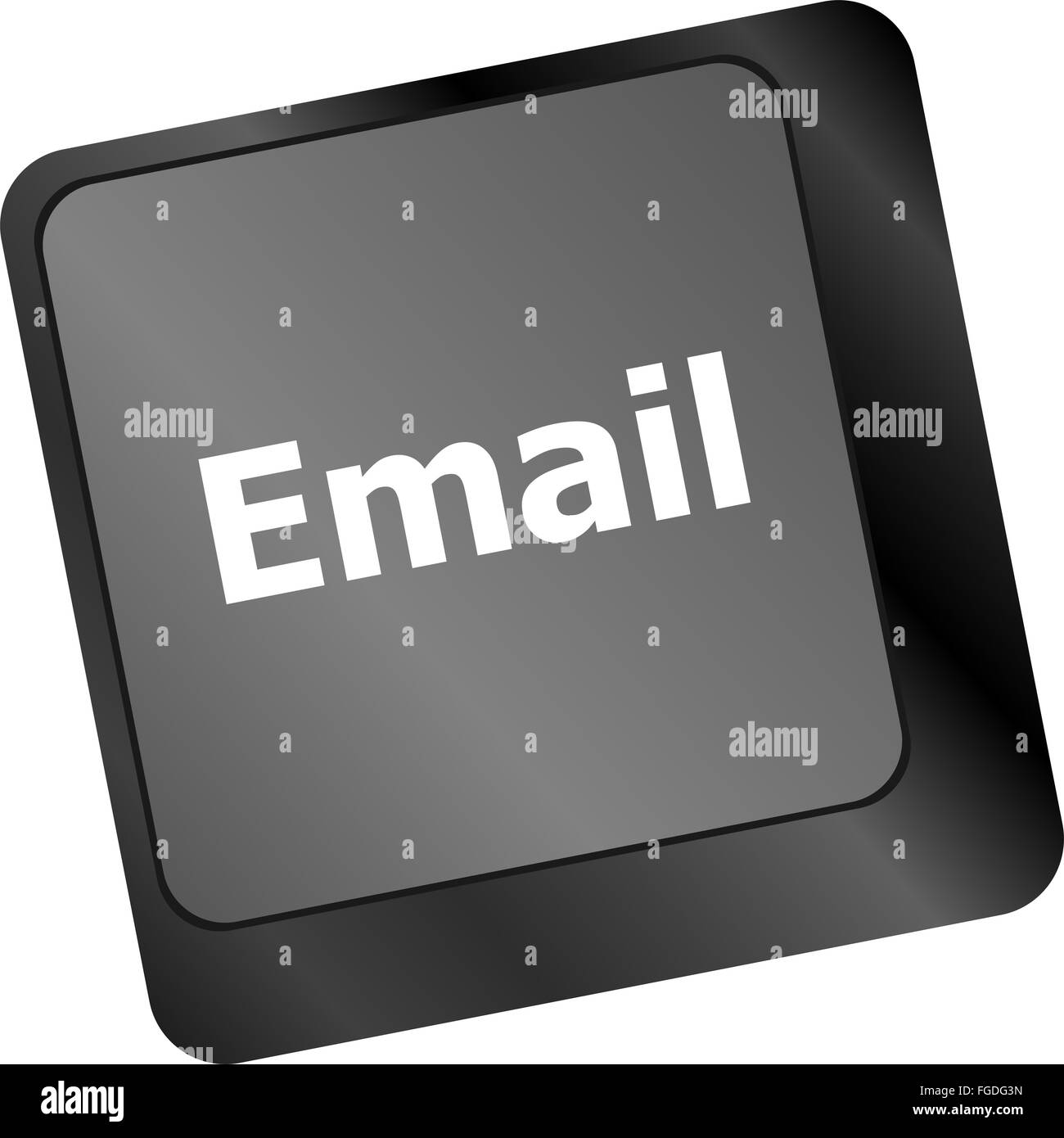 Computer keyboard with Email key - business concept Stock Photo - Alamy