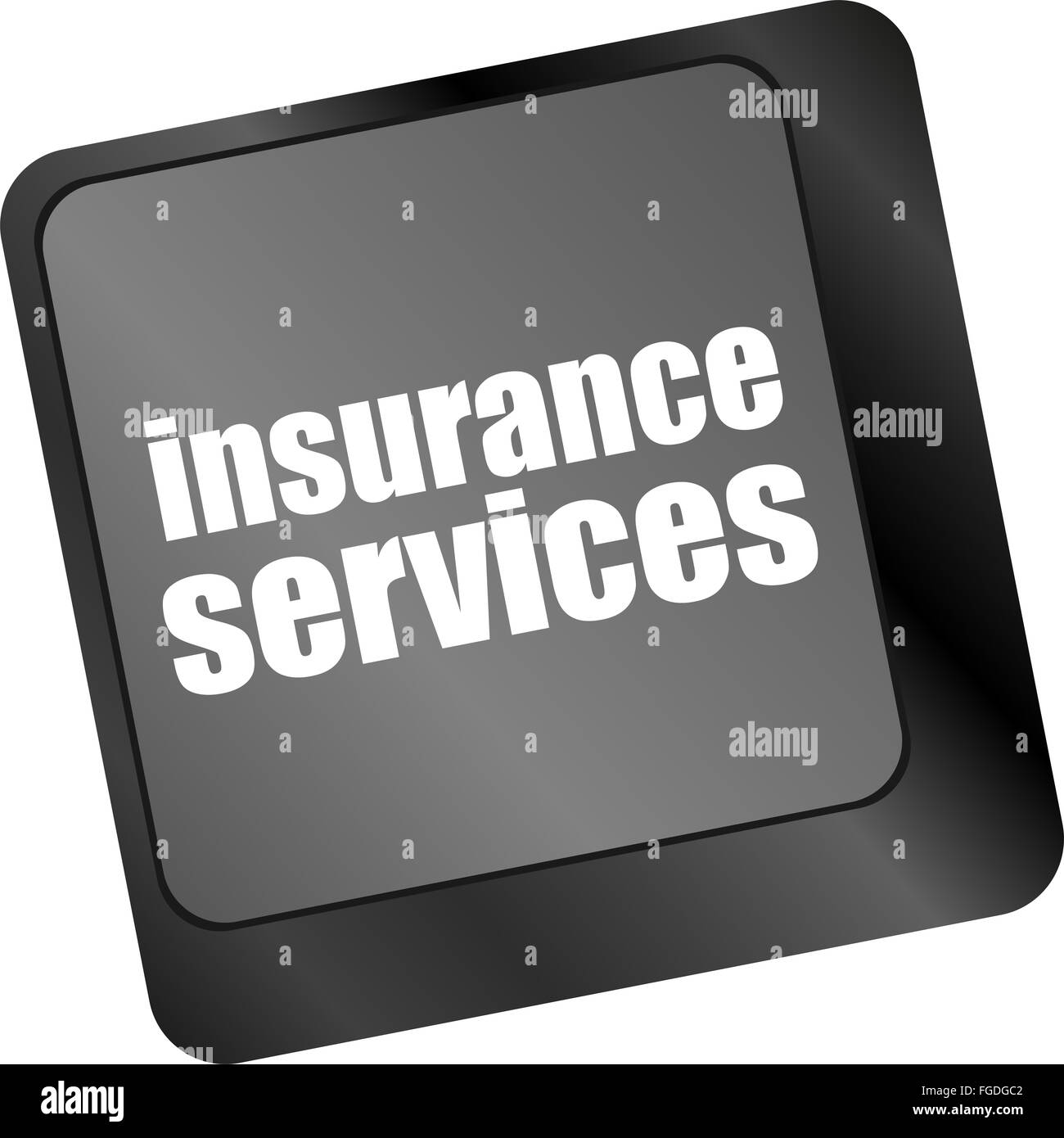 Keyboard with insurance services button, internet concept Stock Photo ...