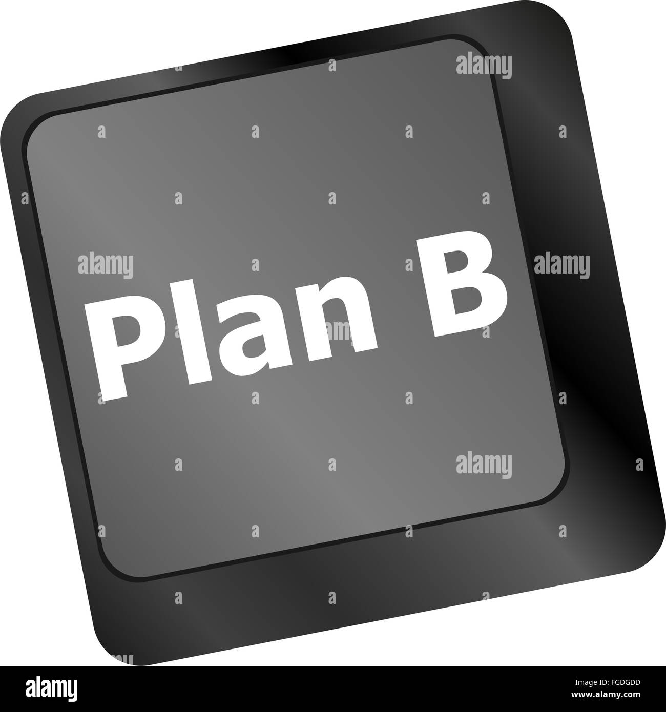 Plan B key on computer keyboard - business concept Stock Photo - Alamy