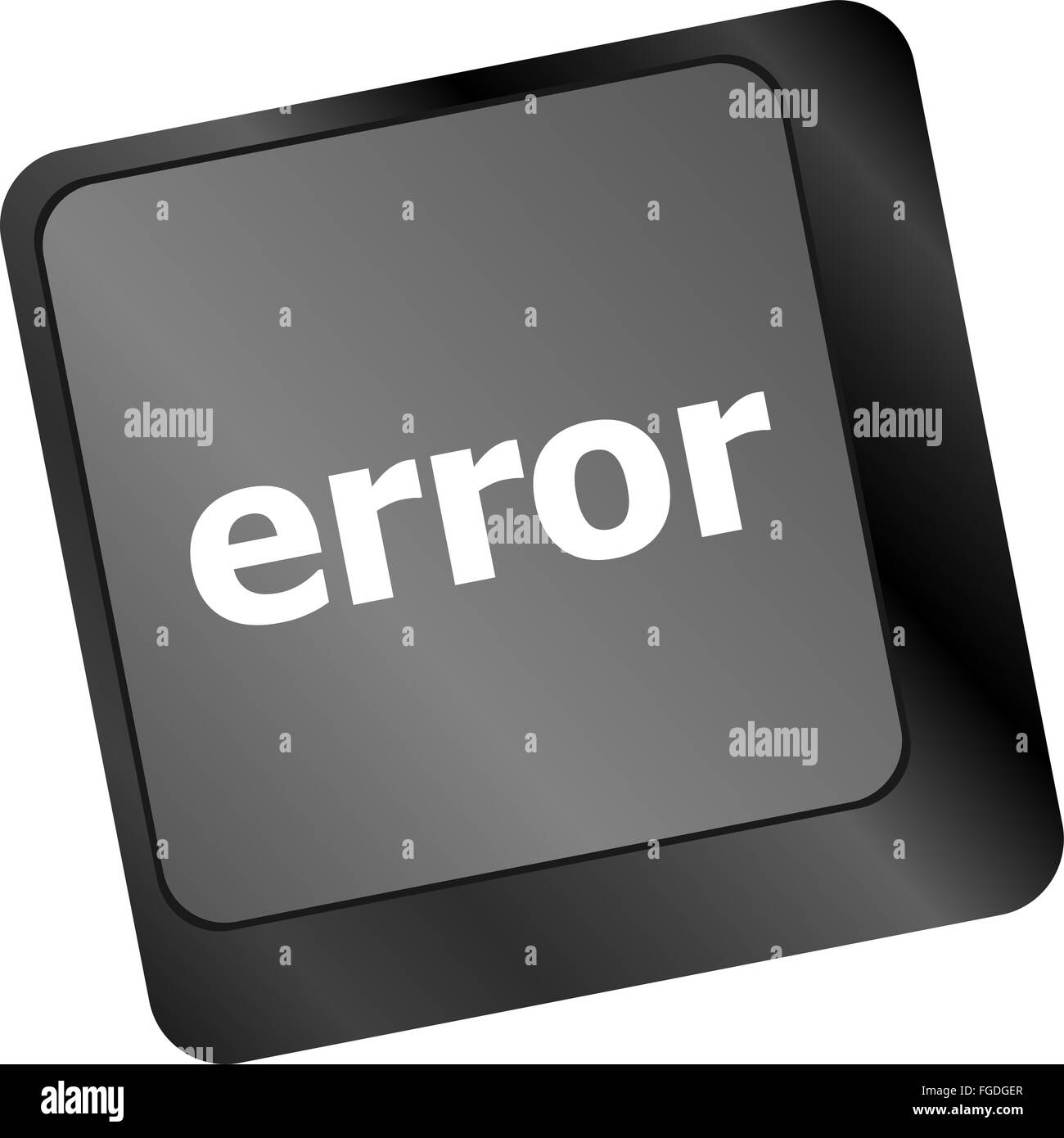 Error keyboard keys button close-up, internet concept Stock Photo - Alamy