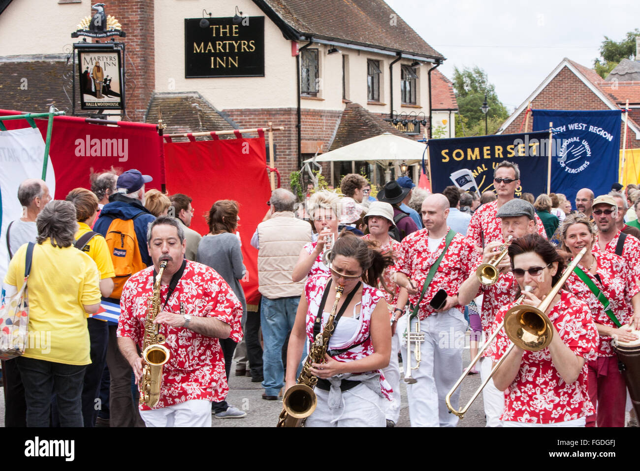 The martyrs inn in the dorset village of tolpuddle hi-res stock ...