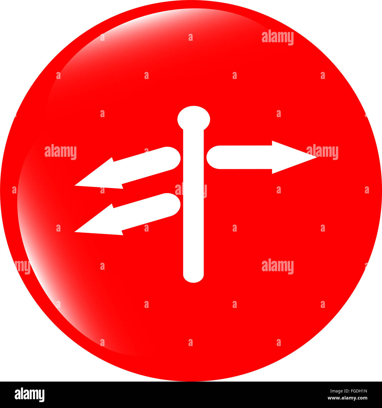 Direction sign board roundabout hi-res stock photography and images - Alamy
