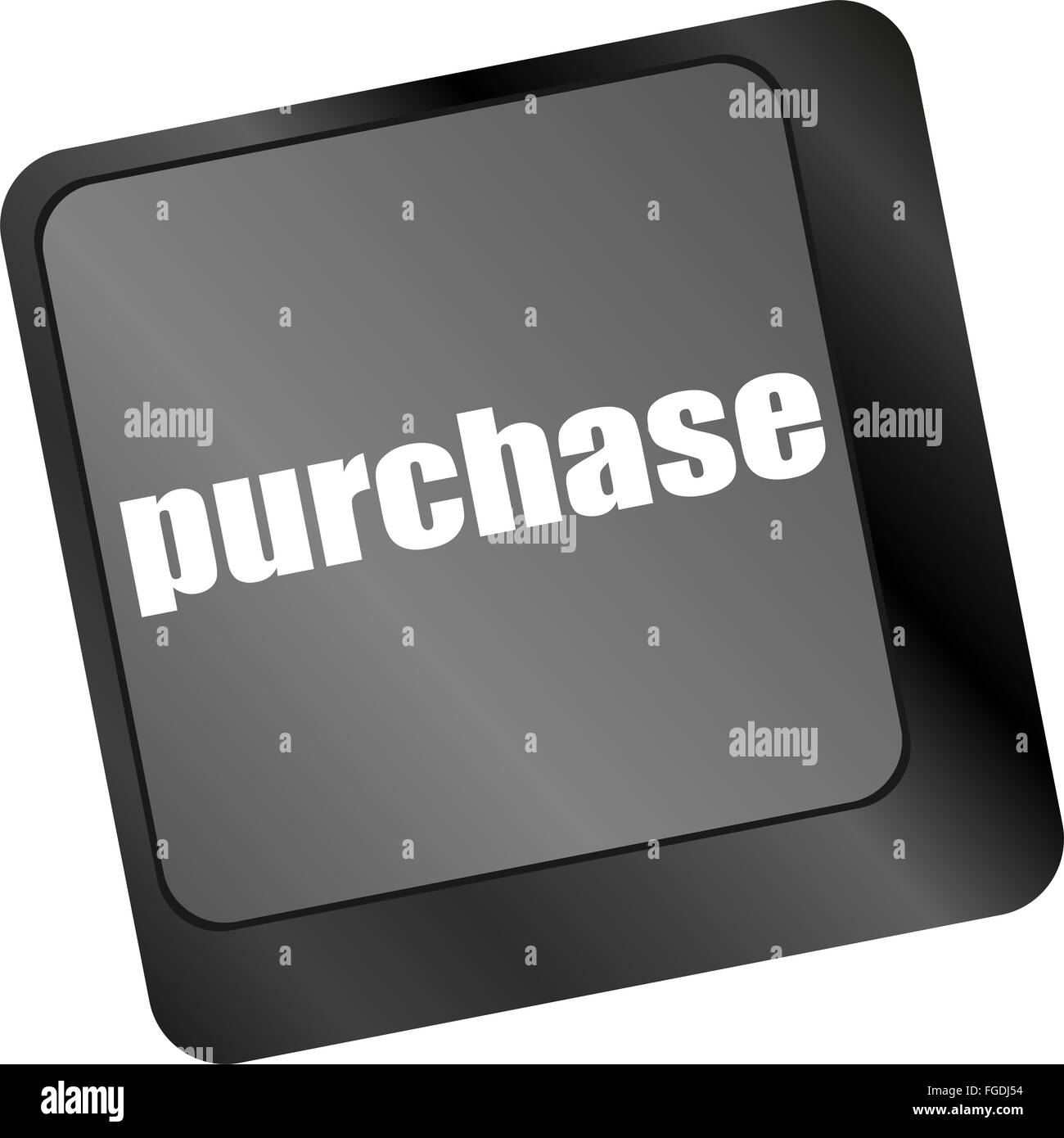 purchase key in place of enter keyboard button Stock Photo - Alamy