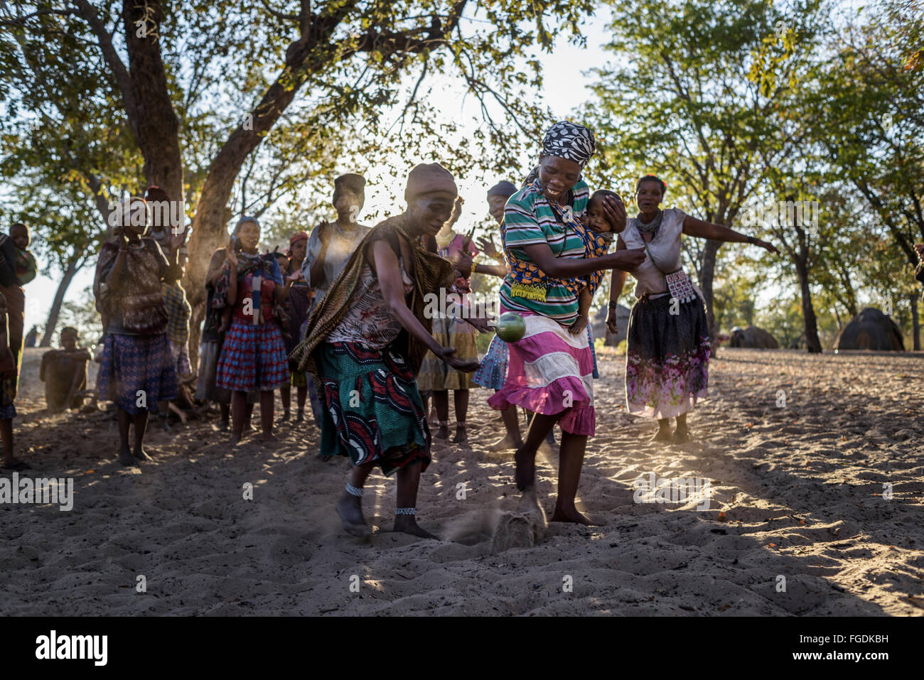 Kalahari desert people dance hi-res stock photography and images - Alamy