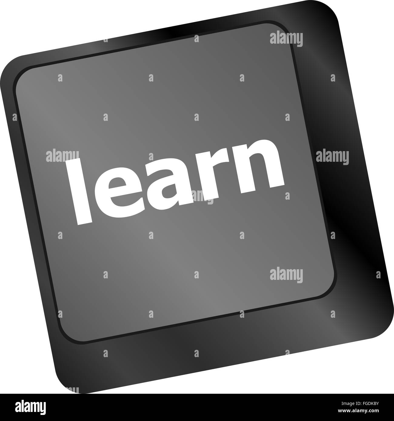 Keyboard with key Learn. Internet education concept Stock Photo - Alamy