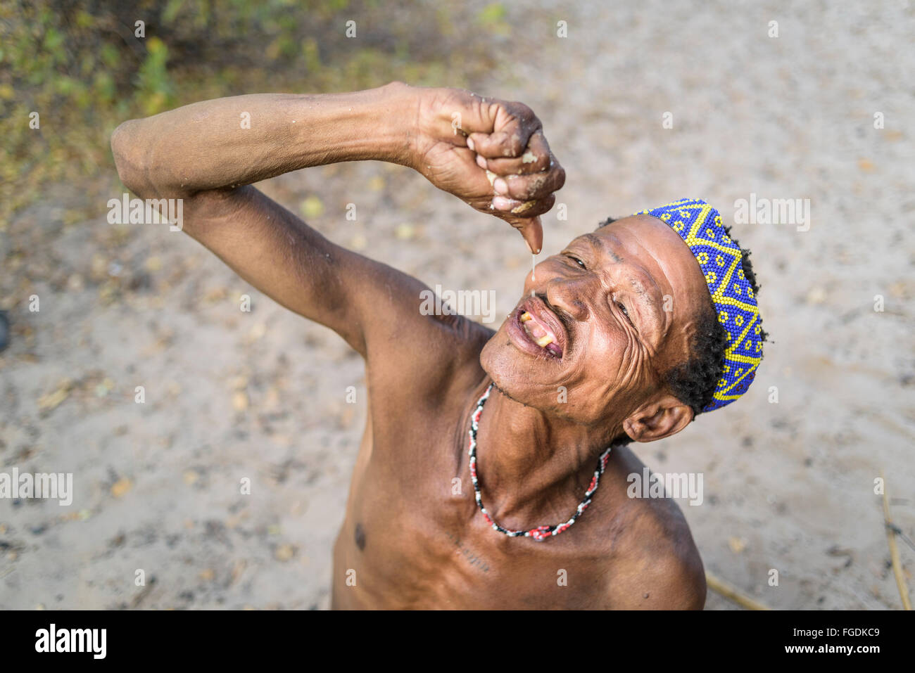 San tribe namibia hi-res stock photography and images - Alamy