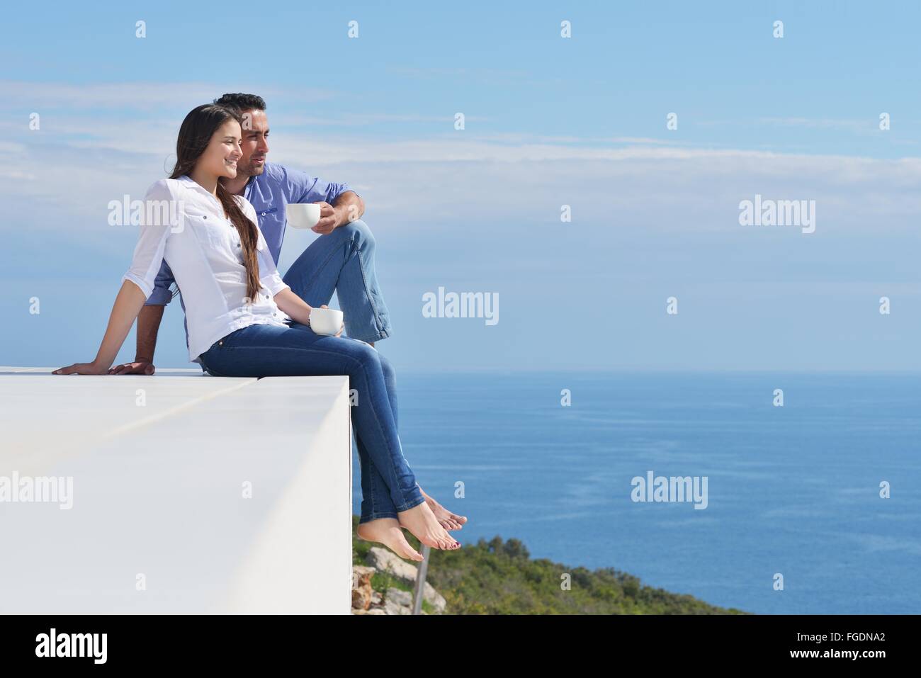 happy young romantic couple have fun relax Stock Photo - Alamy