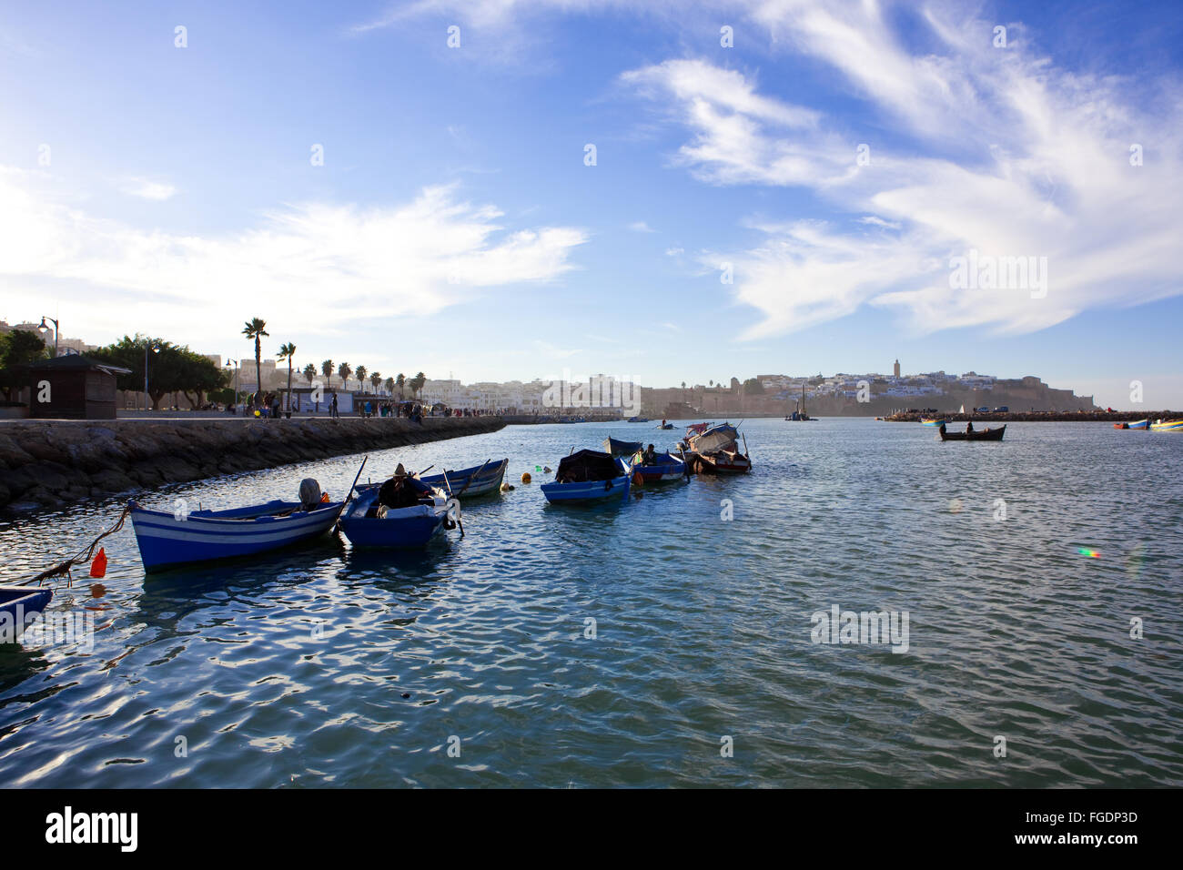 Remains of the Hassan mosque's prayer hall and Mausoleum of Mohammed ...