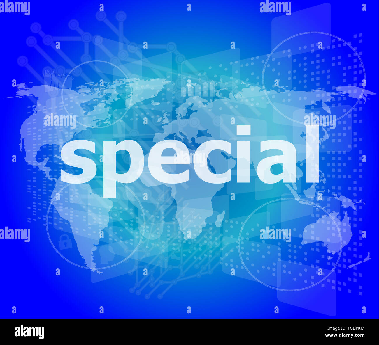 Education concept: Special word on digital background Stock Photo - Alamy