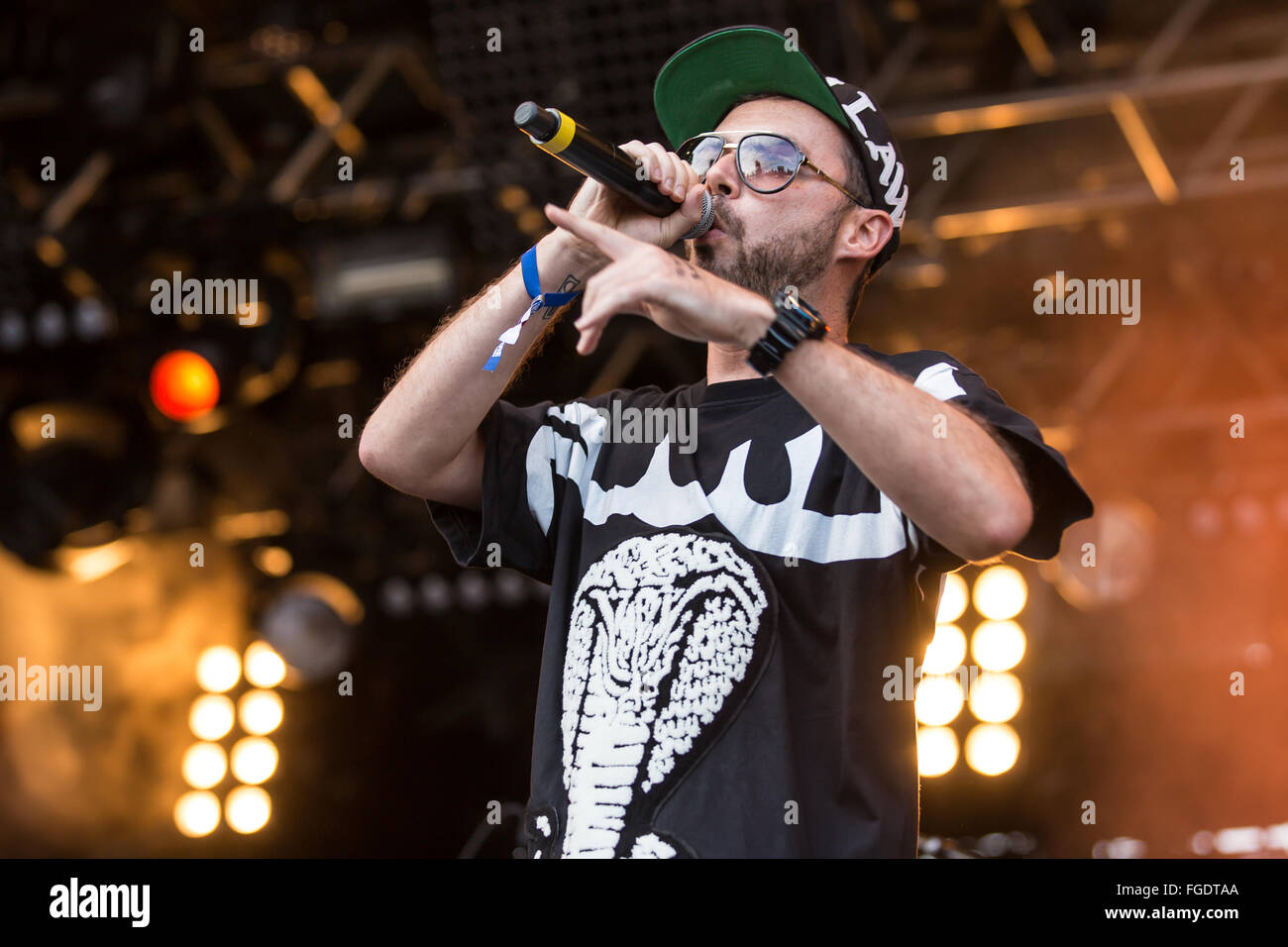 One Track Live Stock Photo - Alamy