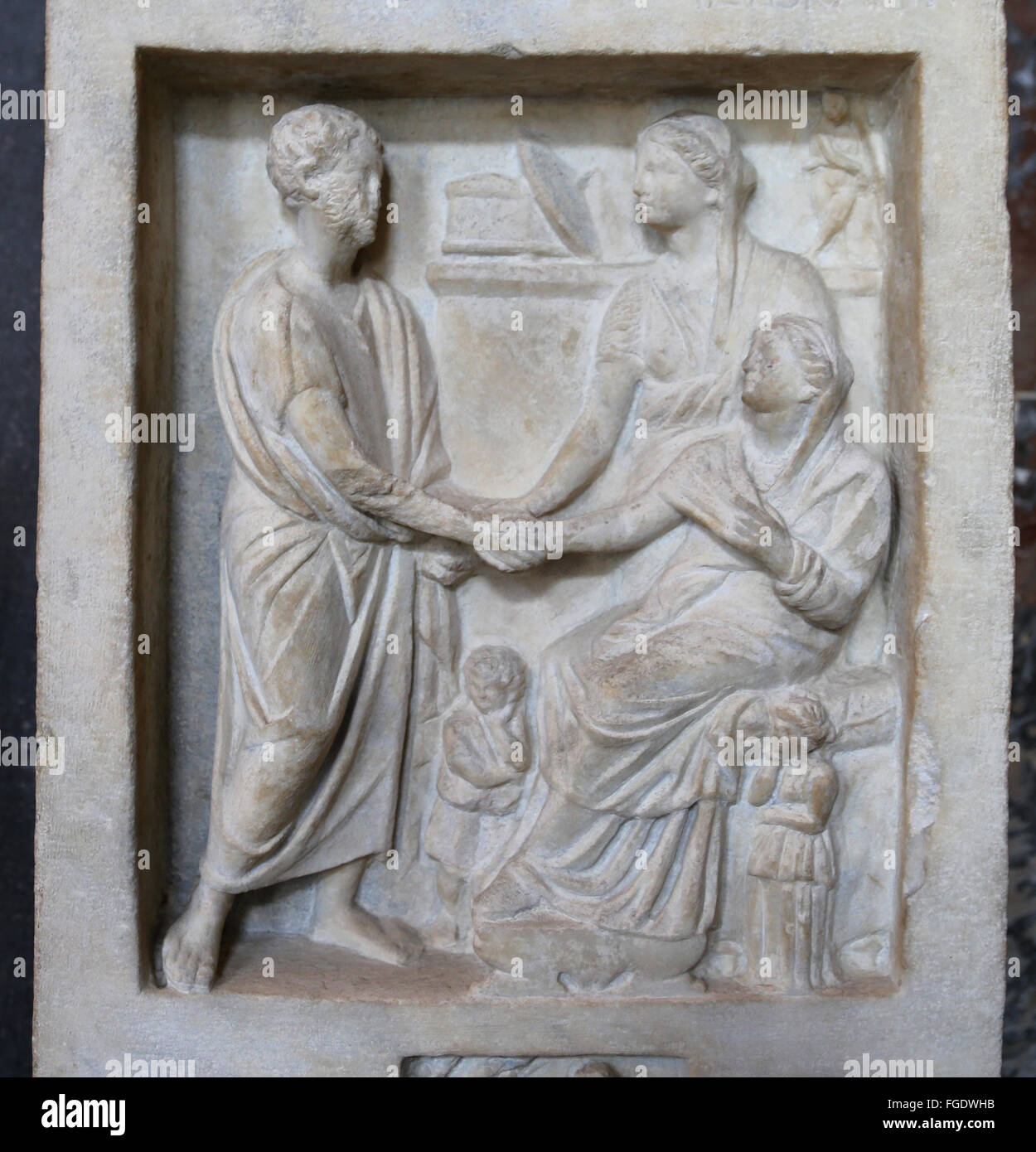 Ancient greek tombstone hi-res stock photography and images - Alamy
