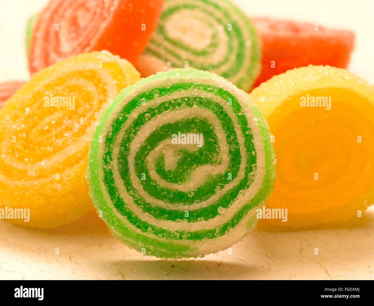 colorful candies with crystal sugar Stock Photo - Alamy