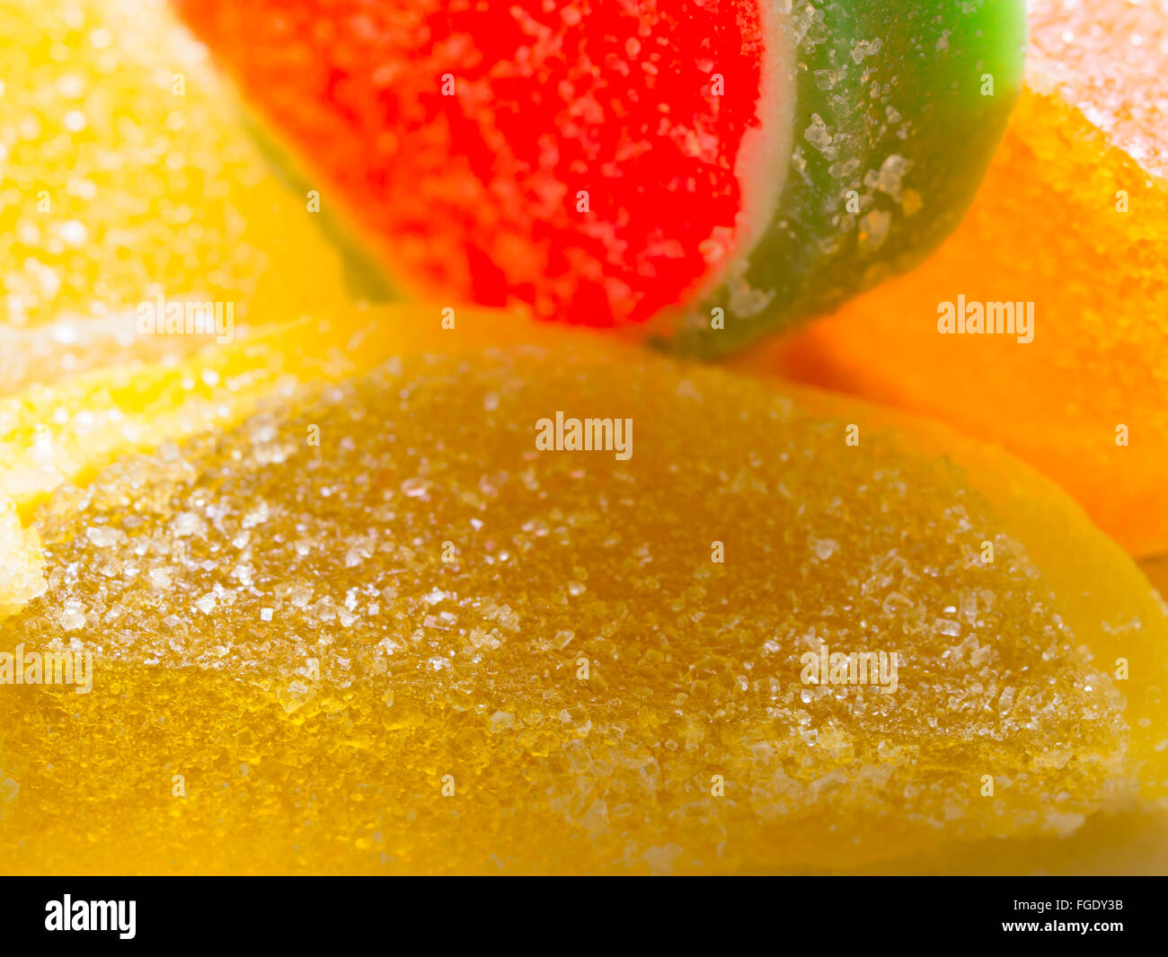 colorful candies with crystal sugar Stock Photo - Alamy