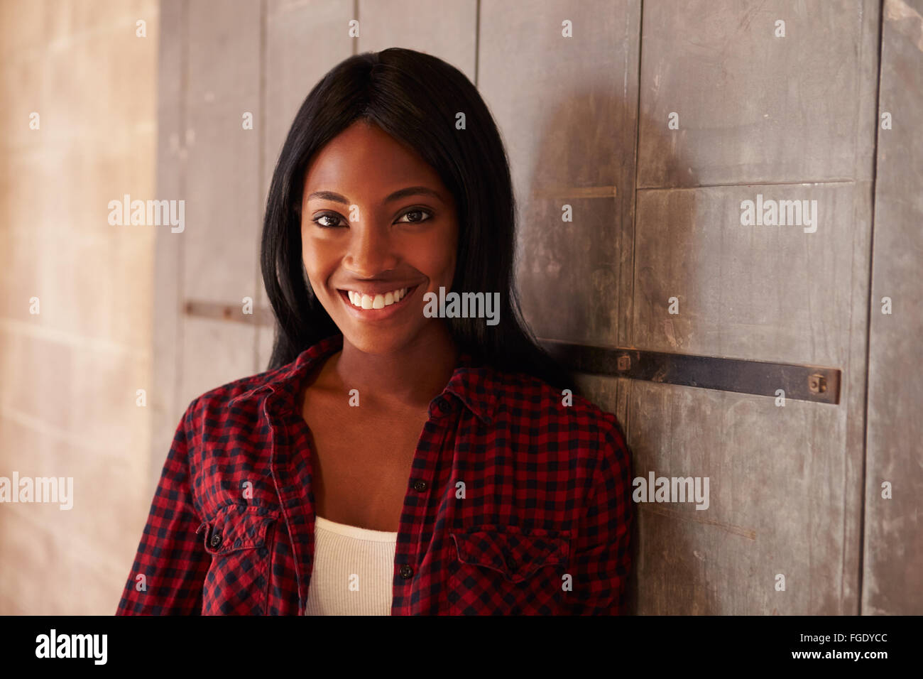 Portrait Of Female Designer Standing In Modern Office Stock Photo - Alamy