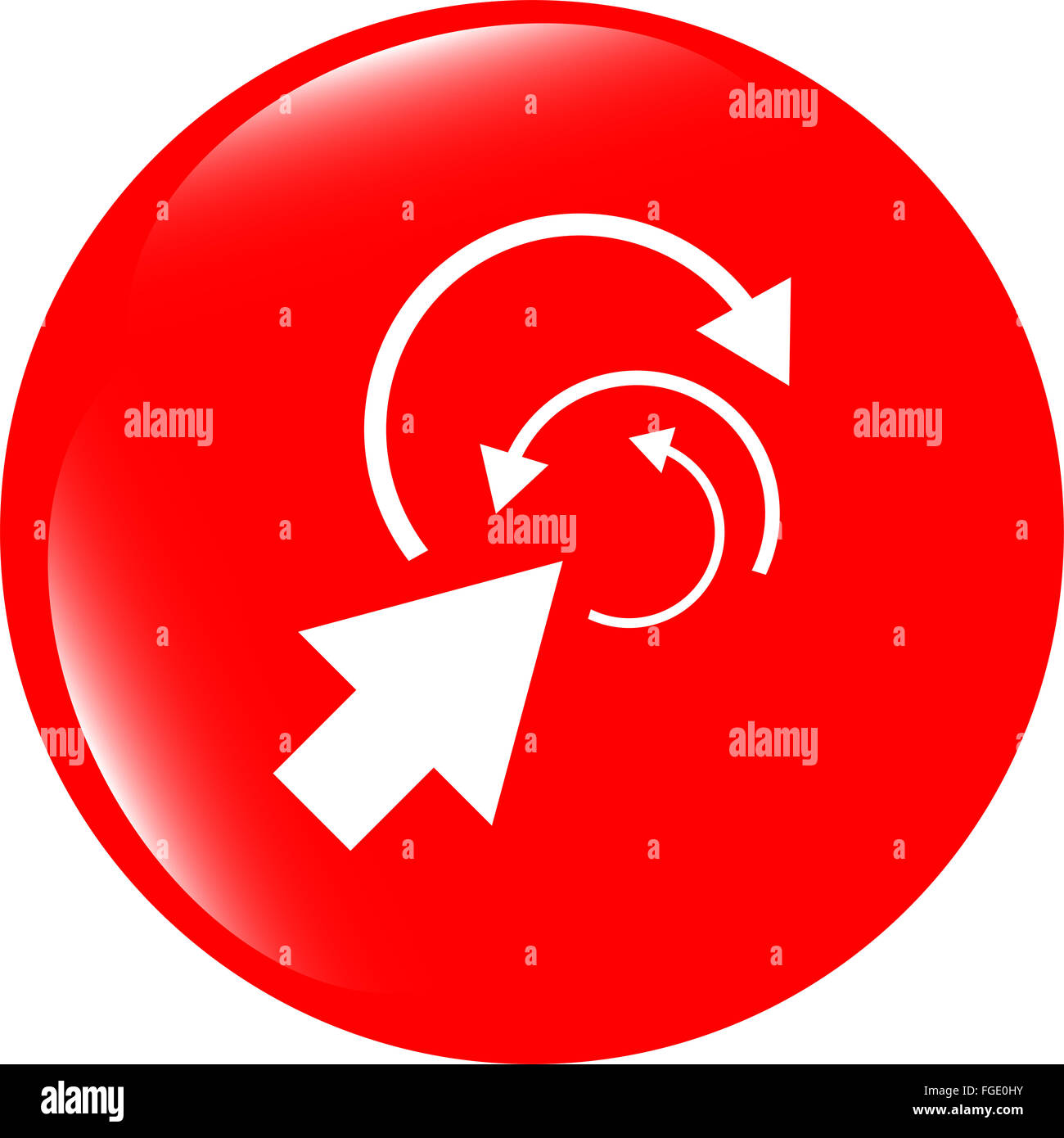 abstract arrow sign icon. Arrows symbol. Icon for App. Web button Stock ...