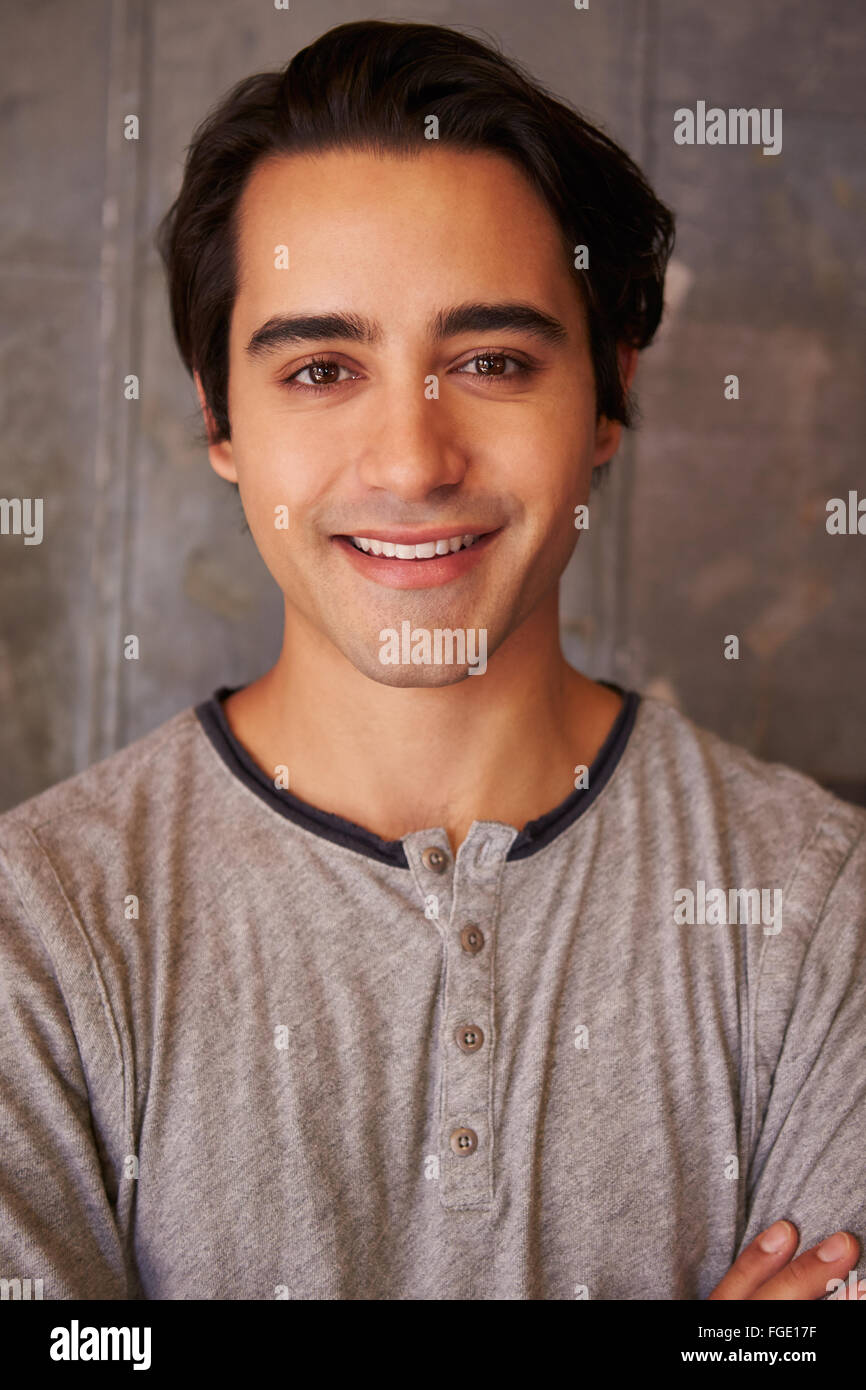 Portrait Of Male Designer Standing In Modern Office Stock Photo - Alamy