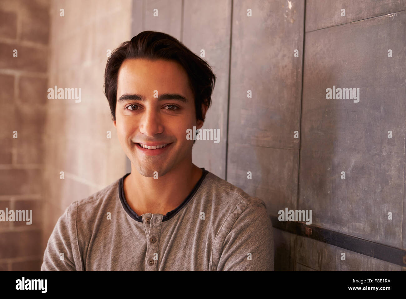 Portrait Of Male Designer Standing In Modern Office Stock Photo - Alamy
