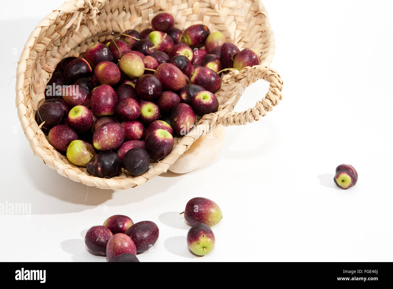 Fresh olives in extra virgin olive oil Stock Photo - Alamy