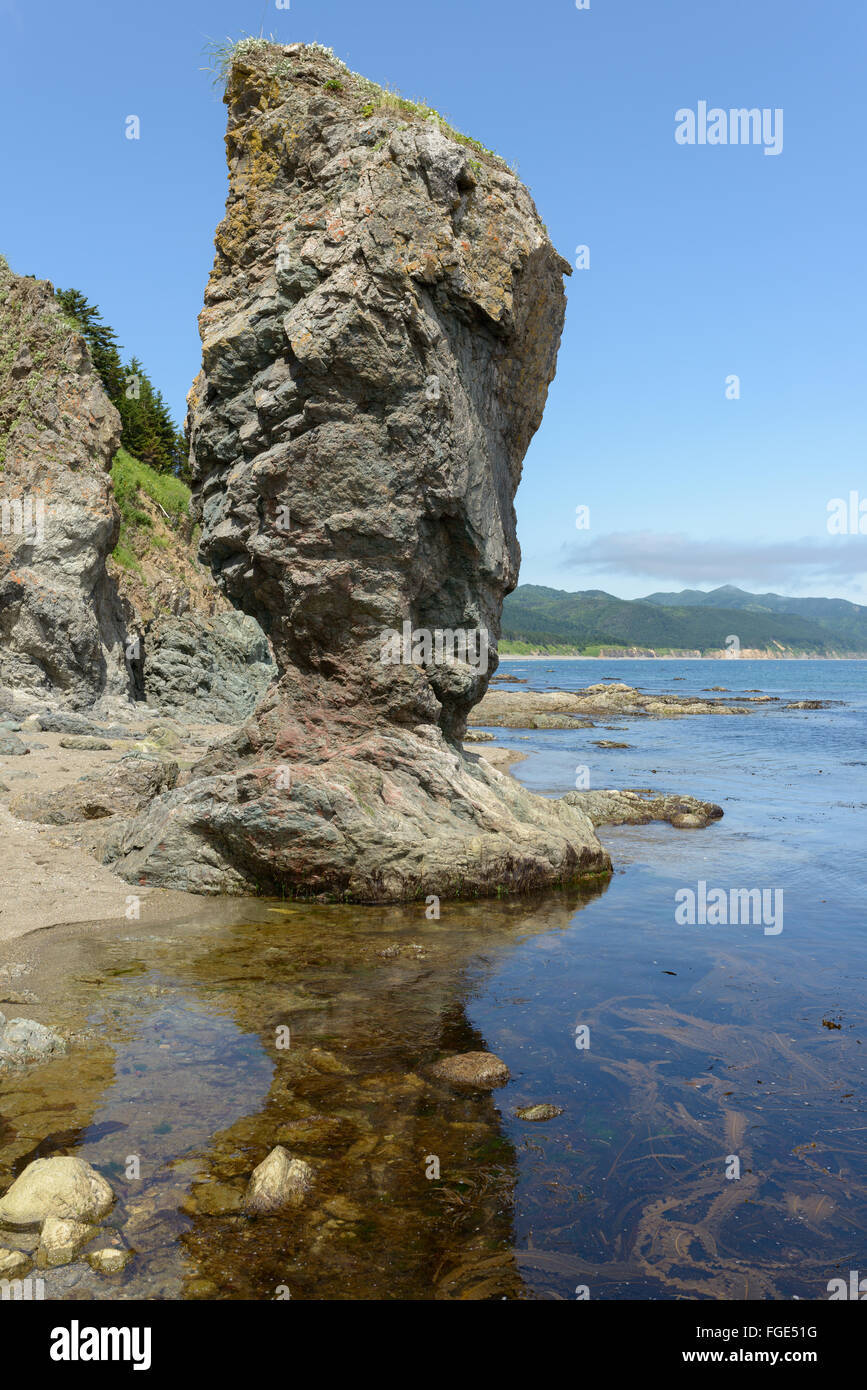 Coastal cliffs, Sakhalin Island, Russia Stock Photo - Alamy