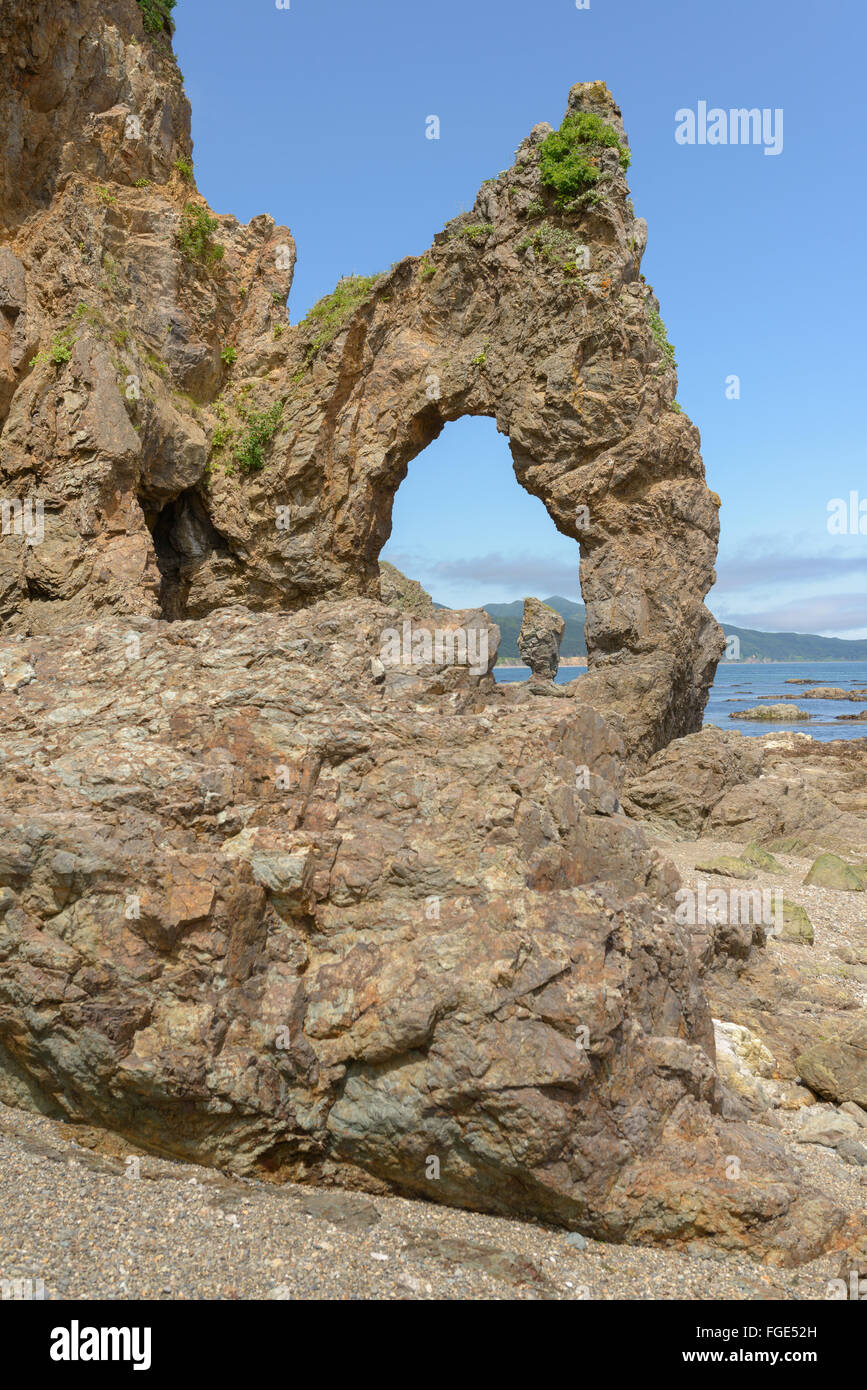 Coastal cliffs, Sakhalin Island, Russia Stock Photo - Alamy