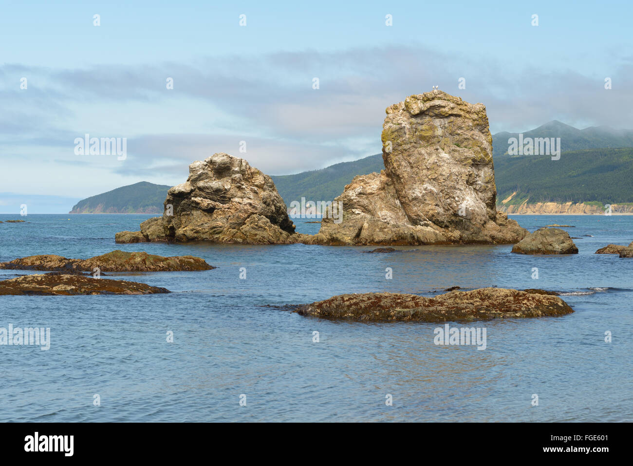 Coastal cliffs, Sakhalin Island, Russia Stock Photo - Alamy
