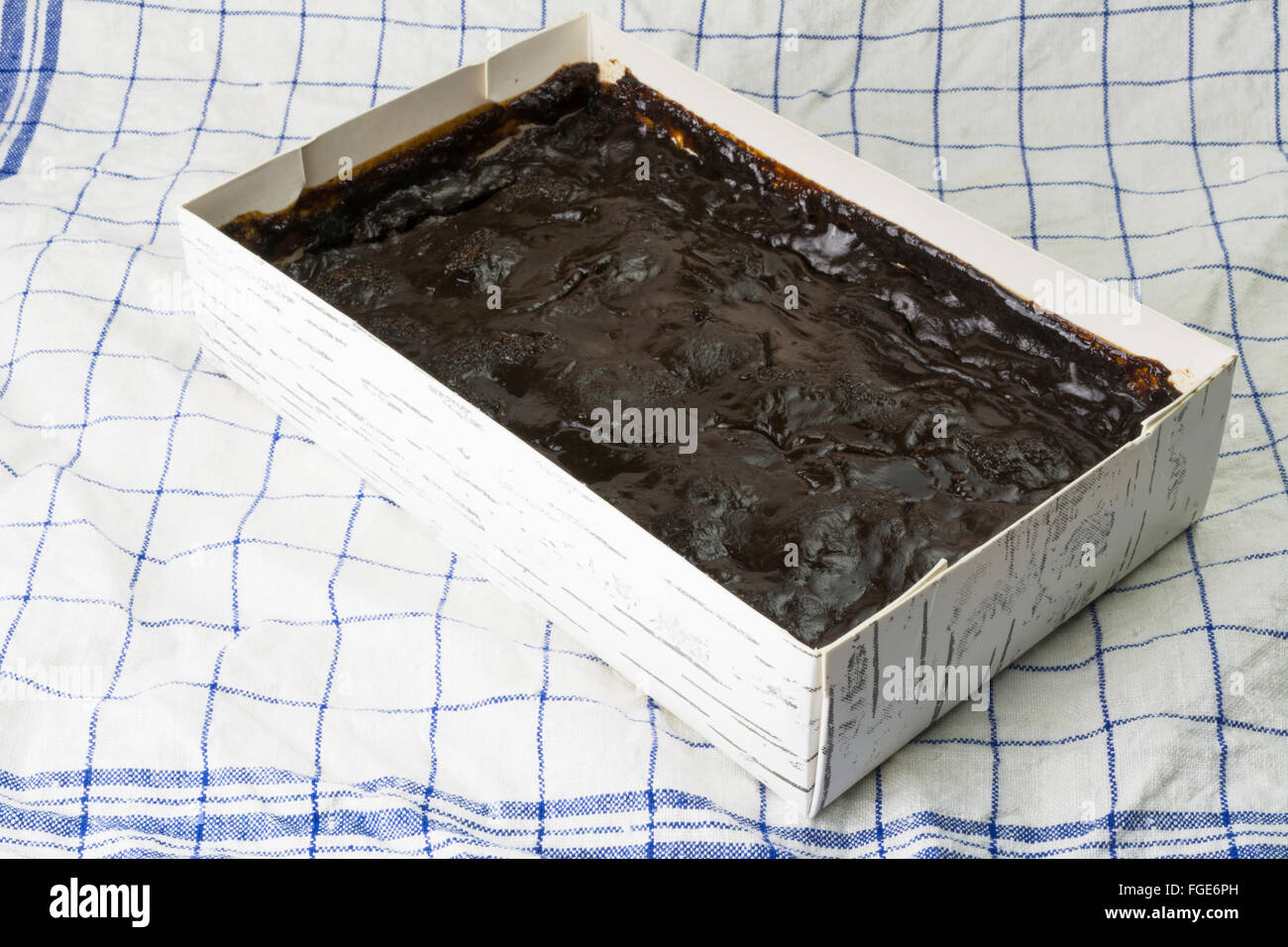 Finnish Easter pudding, malted rye pudding (Mämmi Stock Photo - Alamy