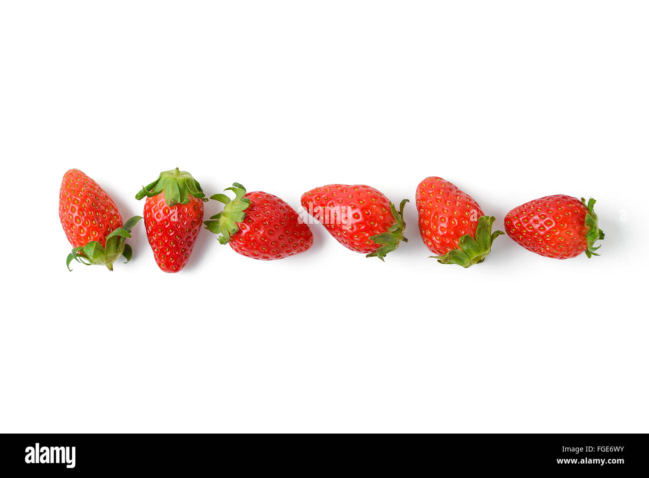 Fresh red strawberry in Cut Out Stock Images & Pictures - Alamy