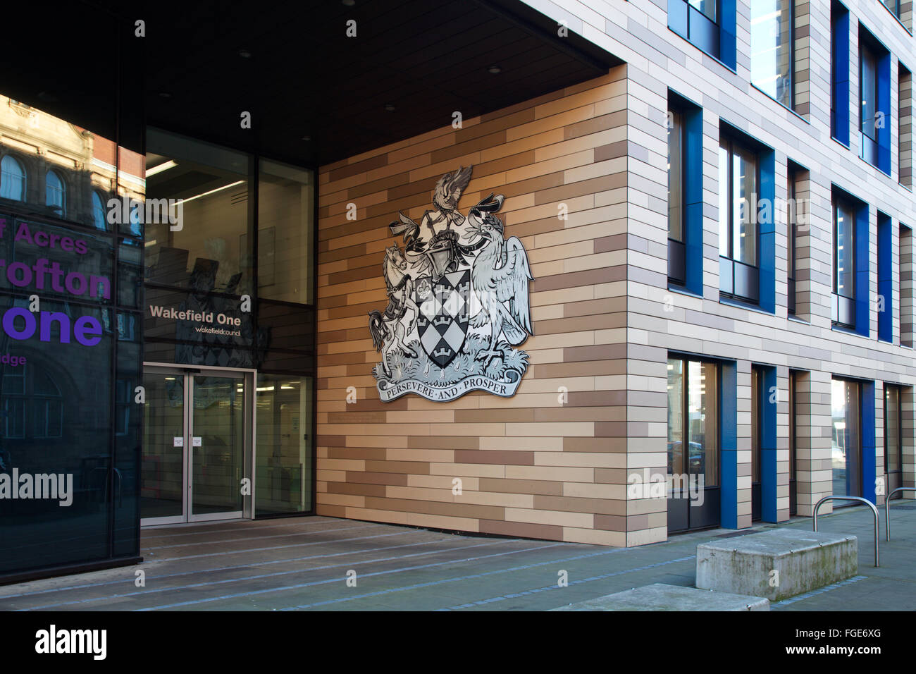 Wakefield One Library and Museum Wakefield West Yorkshire England Stock ...