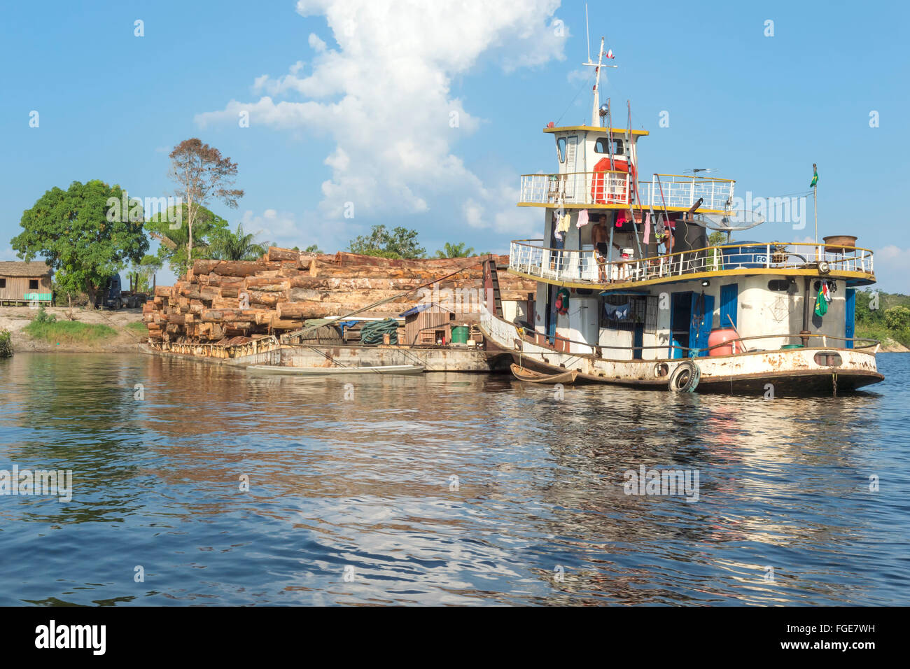 Amazon river transportation hi-res stock photography and images - Alamy