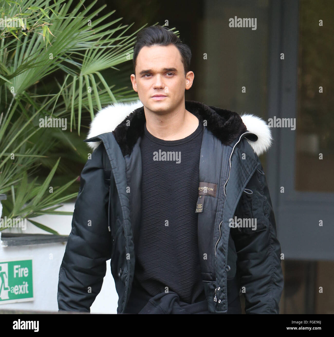 Gareth Gates outside ITV Studios Featuring: Gareth Gates Where: London ...