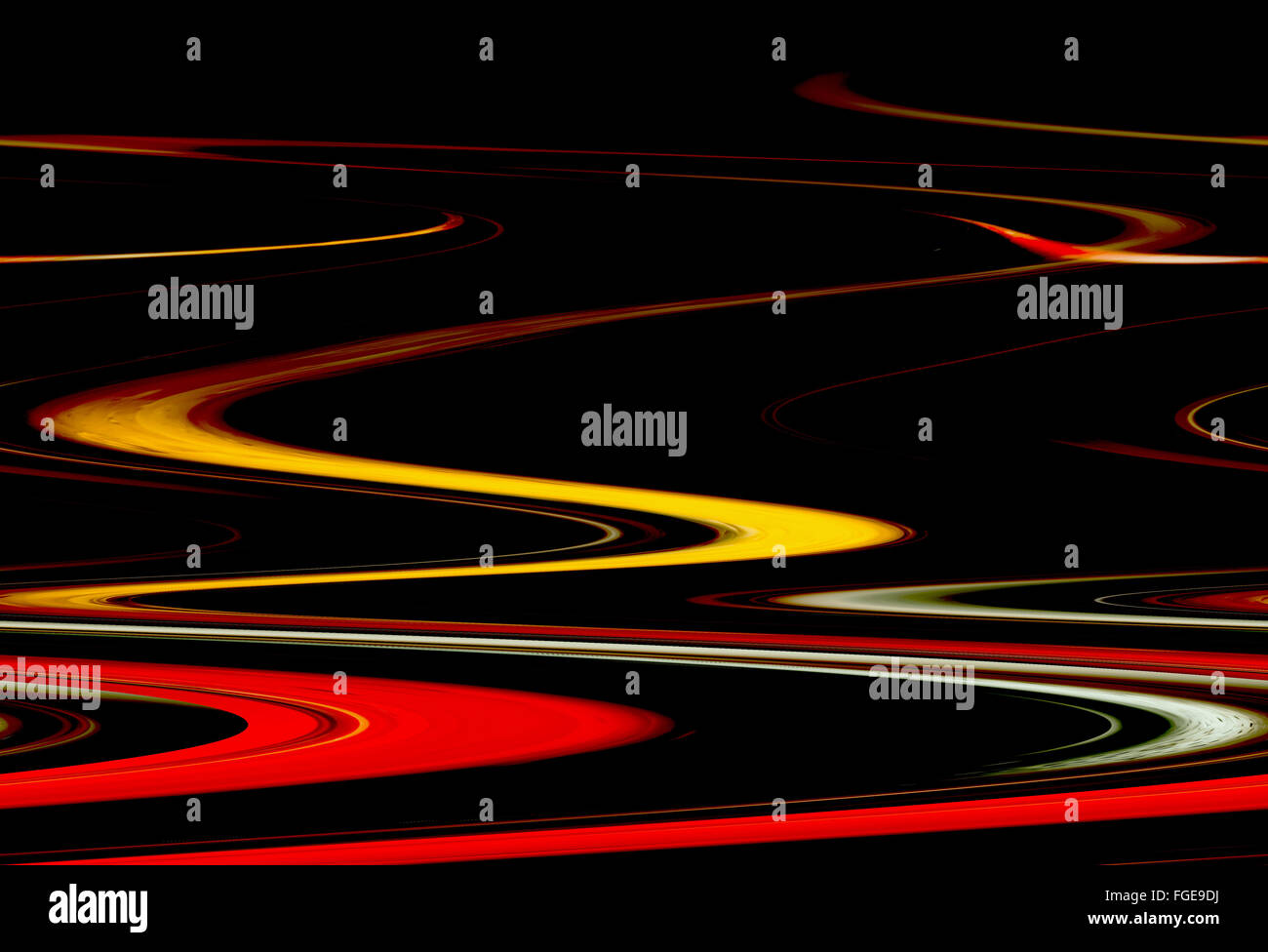 Red wavy lines hi-res stock photography and images - Alamy