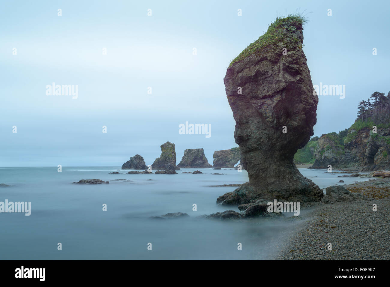 Coastal cliffs, Sakhalin Island, Russia Stock Photo - Alamy