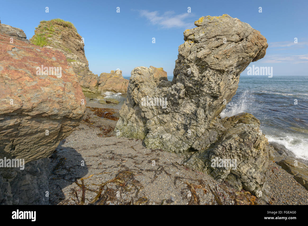 Coastal cliffs, Sakhalin Island, Russia Stock Photo - Alamy