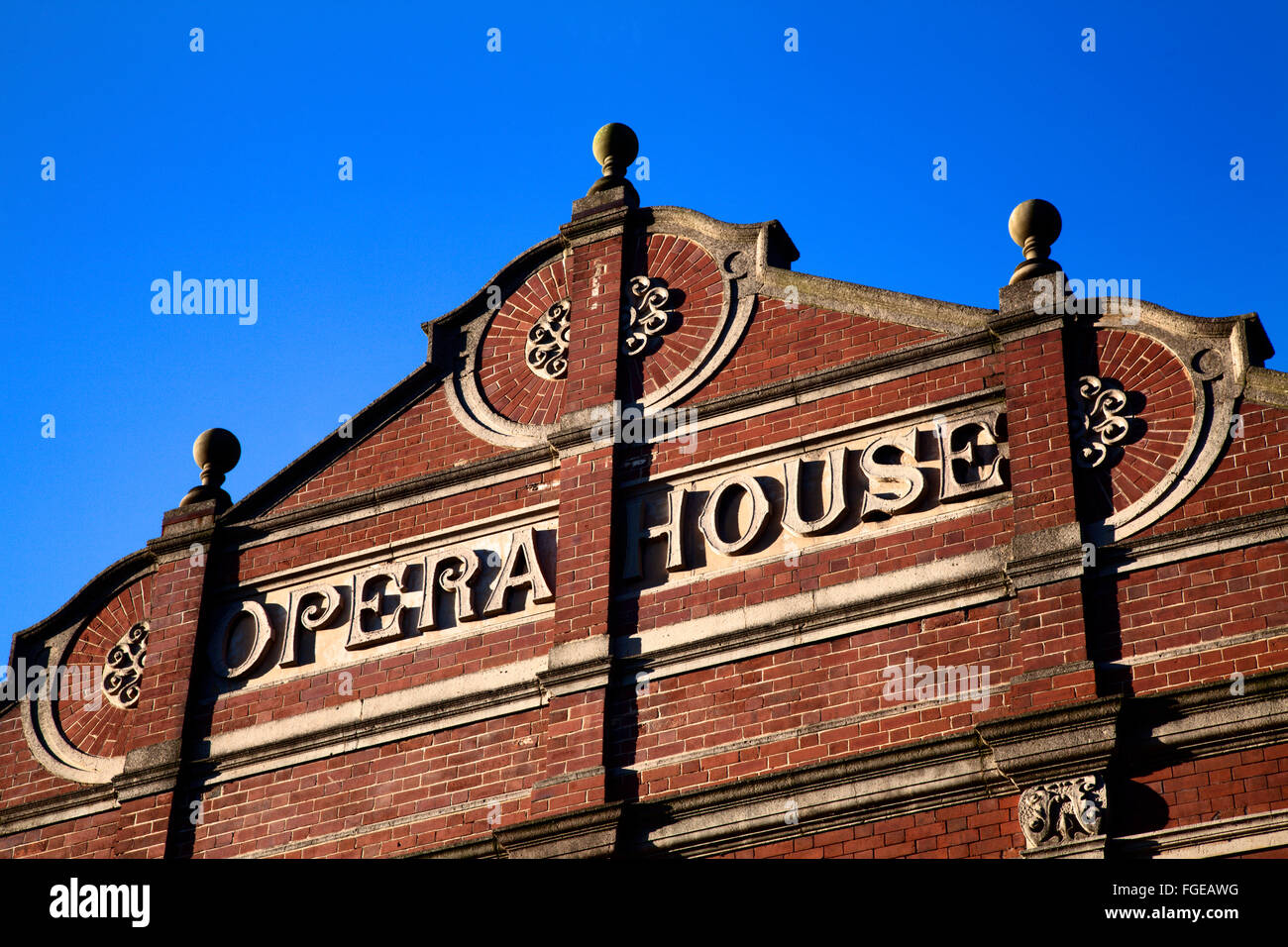 Opera House Sign at Theatre Royal and Opera House in Wakefield West ...