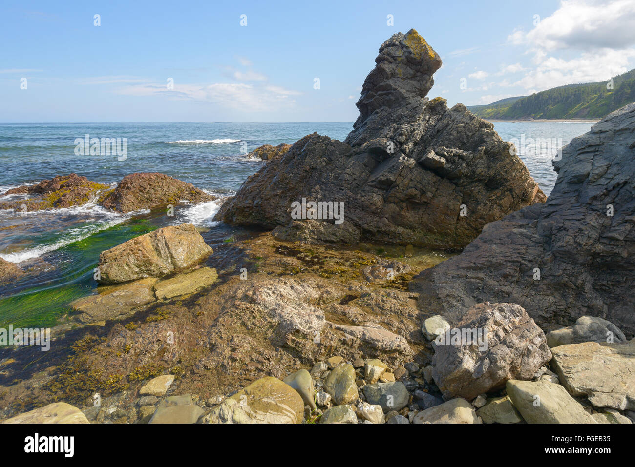 Coastal cliffs, Sakhalin Island, Russia Stock Photo - Alamy