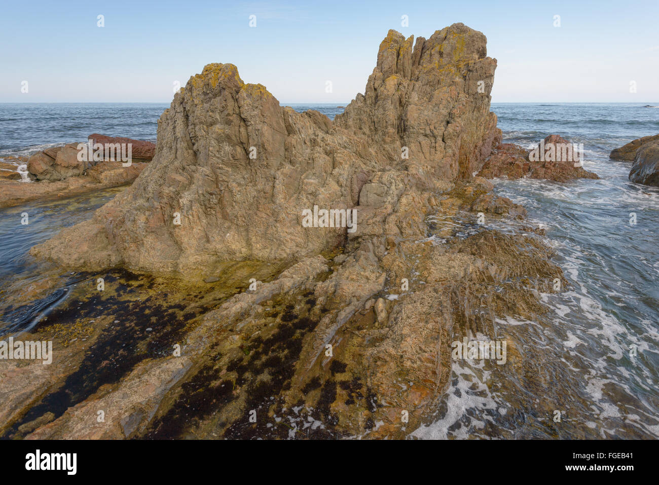 Coastal cliffs, Sakhalin Island, Russia Stock Photo - Alamy