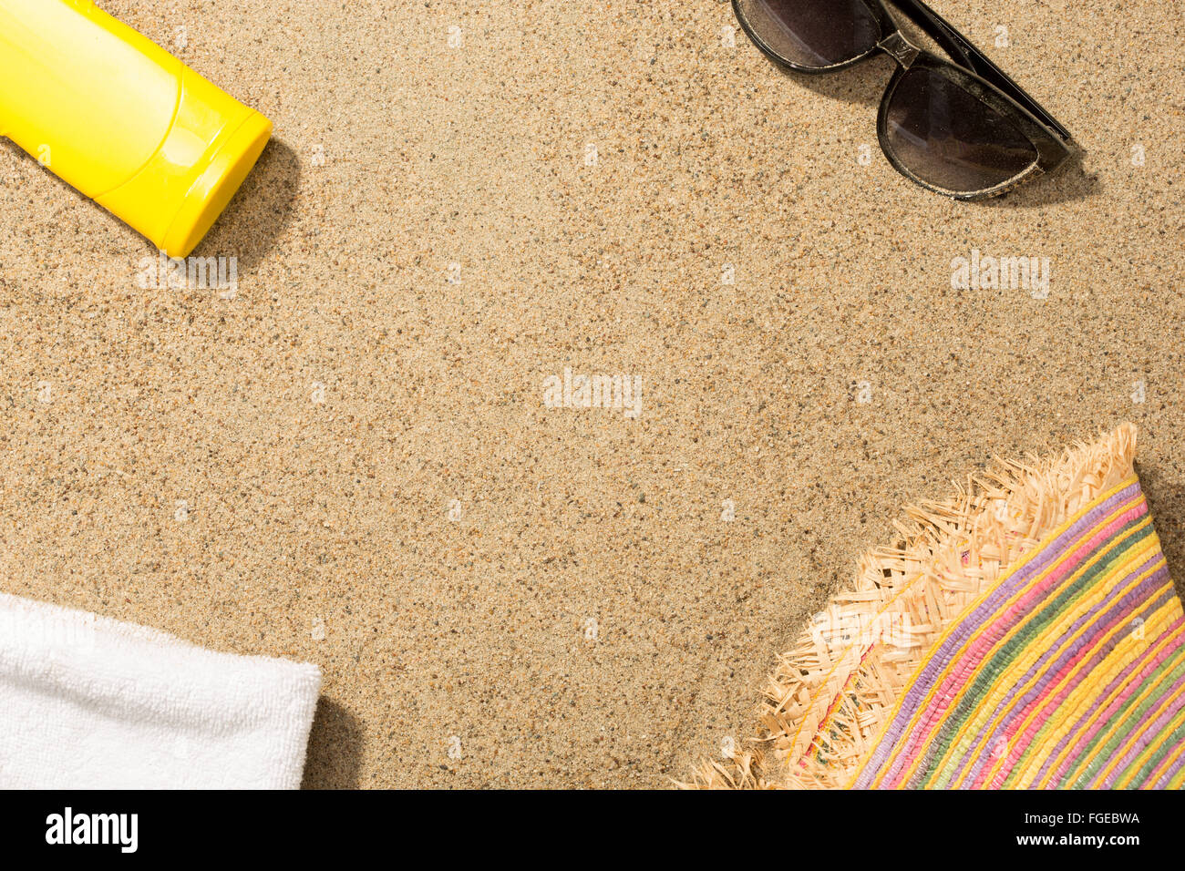 still life on the sand beach Stock Photo - Alamy