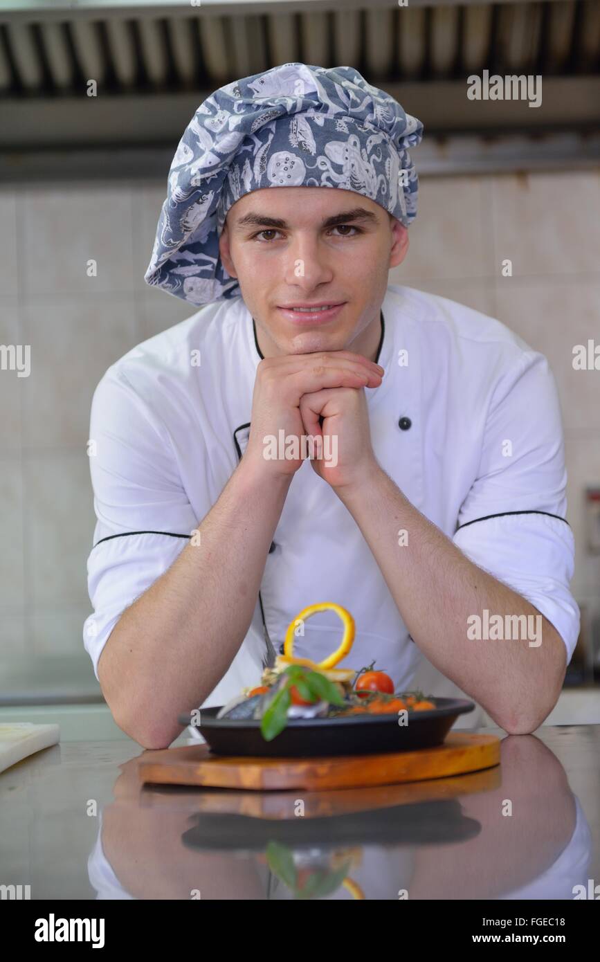 Whit chef hat hi-res stock photography and images - Alamy