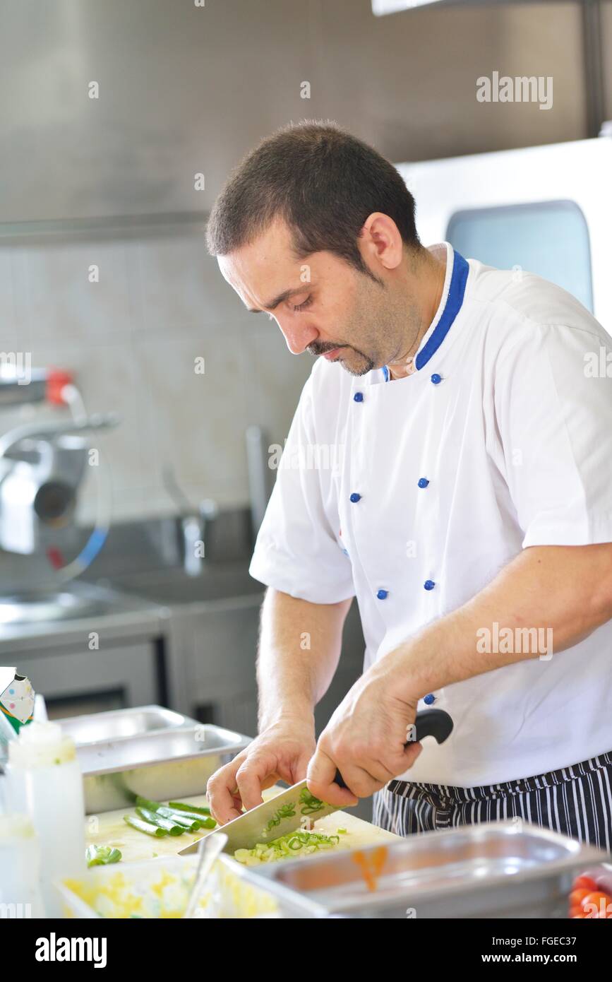 Chef s white hi-res stock photography and images - Alamy