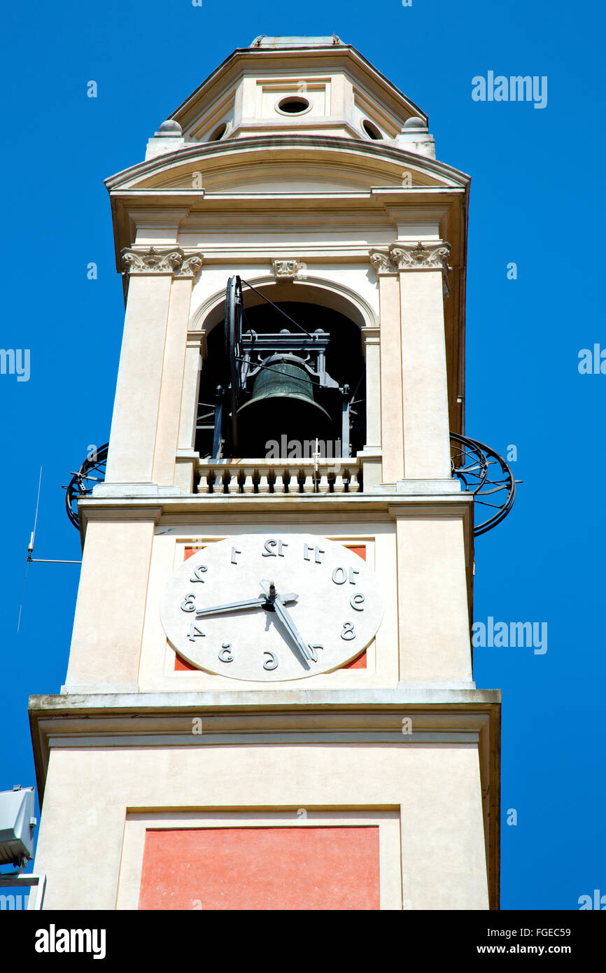 tradate old abstract in italy the old wall and church tower bell Stock ...
