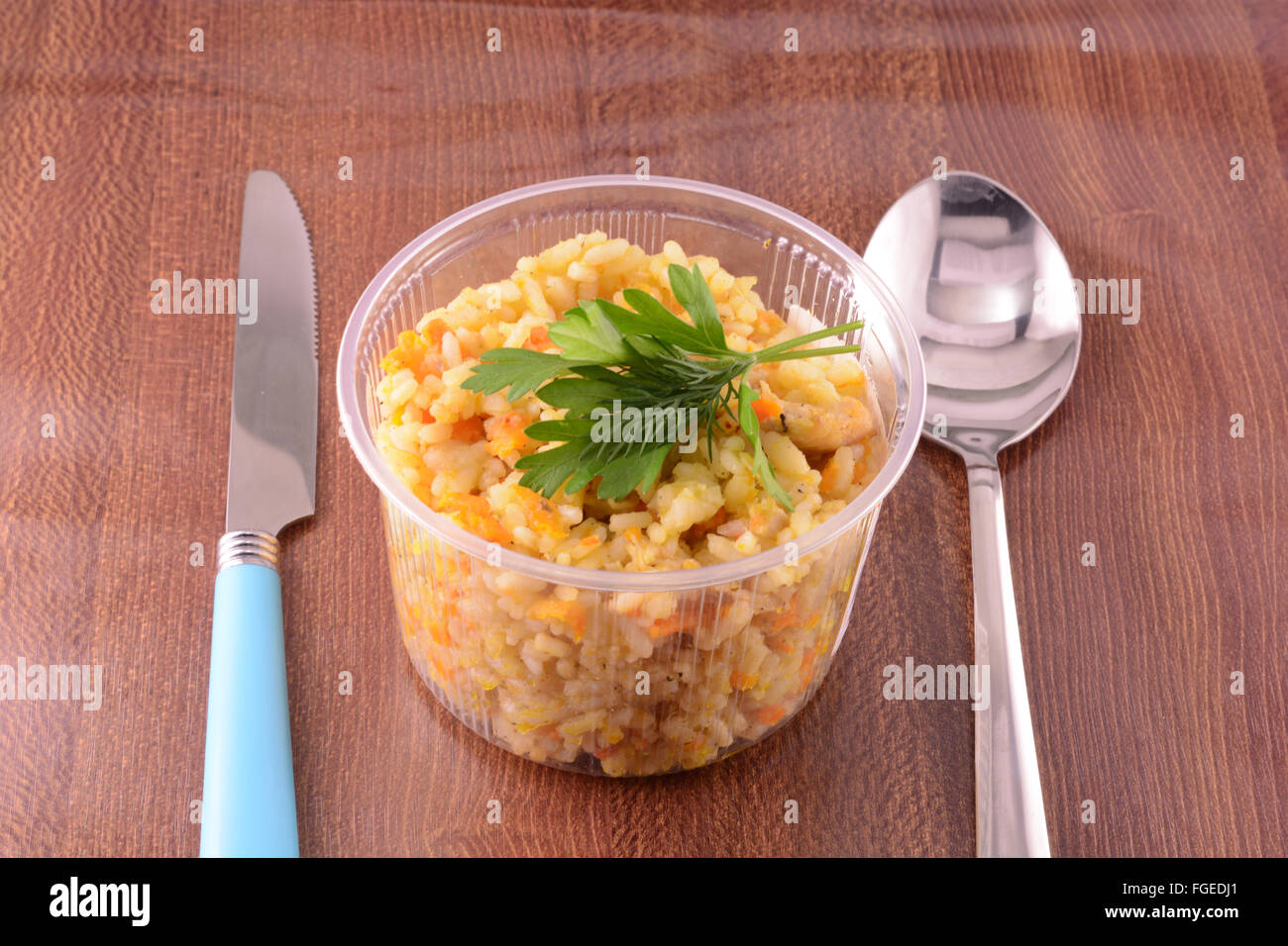 Chinese cuisine - fried rice with meat and papper Stock Photo - Alamy