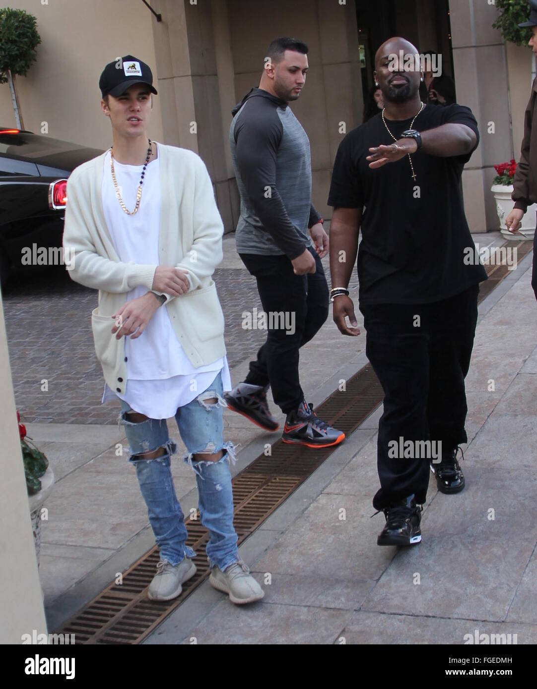 Justin Bieber and Corey Gamble spotted out together Featuring: Justin ...