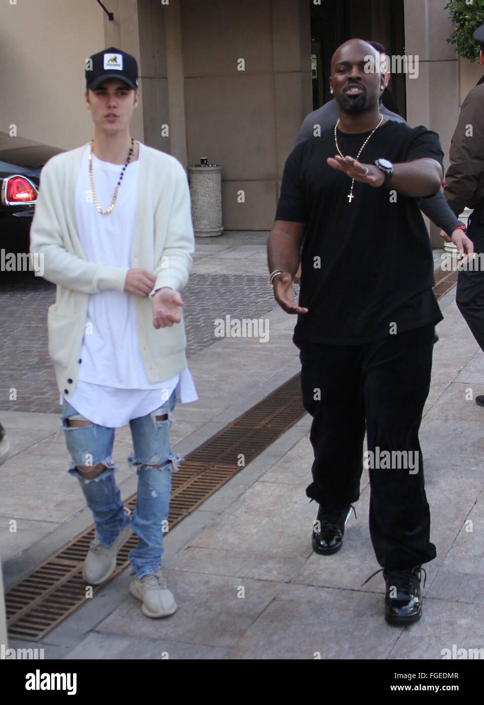Justin Bieber and Corey Gamble spotted out together Featuring: Justin ...